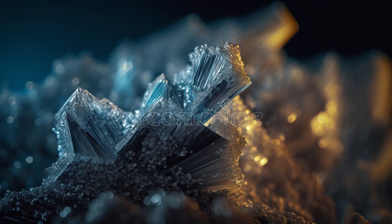 Precious Stones in the Form of Multi-colored Crystals. Stock ...