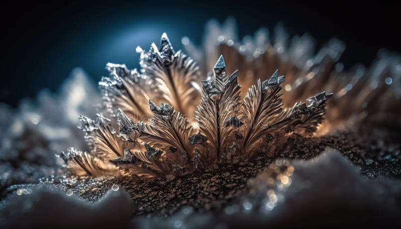 Precious Stones in the Form of Multi-colored Crystals. Stock ...