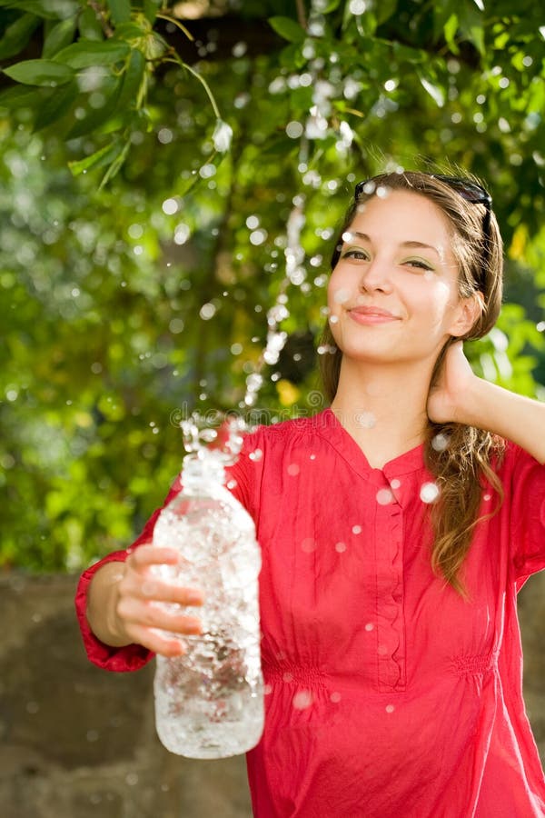Precious sweet water. stock photo. Image of latin, holding - 26228952