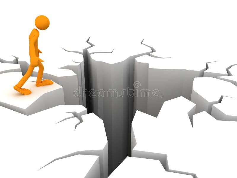 Precipício ilustração stock. Ilustração de profundamente - 13551183