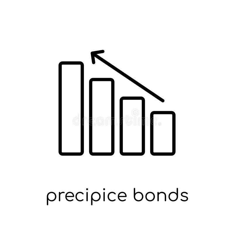 Precipice Bonds Icon. Trendy Modern Flat Linear Vector Precipice Stock ...