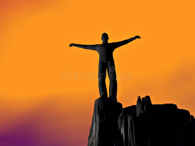 Precipicio stock de ilustración. Ilustración de extremo - 13551183