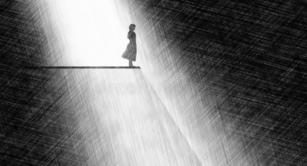 Precipicio stock de ilustración. Ilustración de precipicio - 96813941