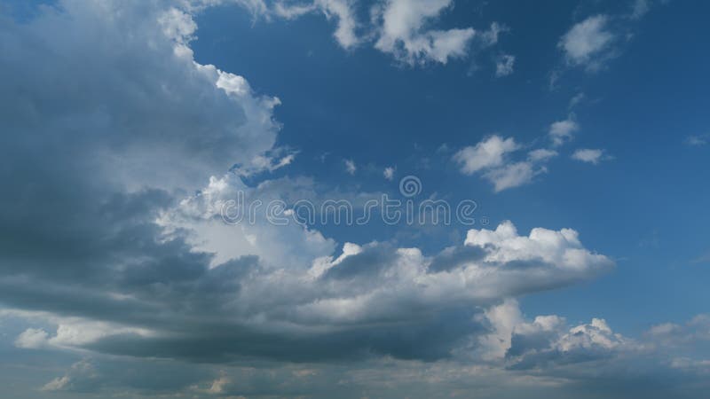 Heavy Rain is Coming. Cumulus Dark Clouds Harbinger of Bad Weather and ...