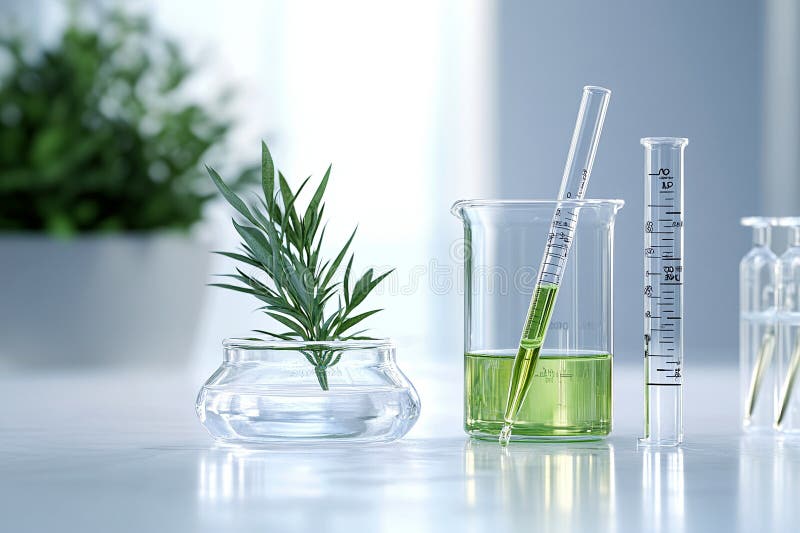 Precise Acid Analysis: a Close-up of a Pipette in a Scientific Lab ...