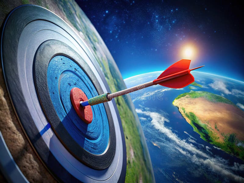 Precise Aim for a Sustainable Future Planet Earth Archery Target ...