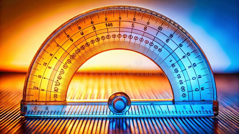 Measurement Tool Highaccuracy Protractor Stock Illustrations – 1 ...