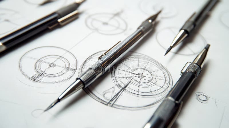 Precise Circle Drawing Tools School Compasses for Geometry Math and ...