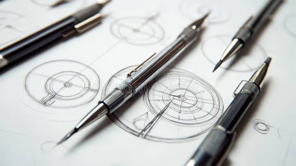 Precise Circle Drawing Tools School Compasses for Geometry Math and ...