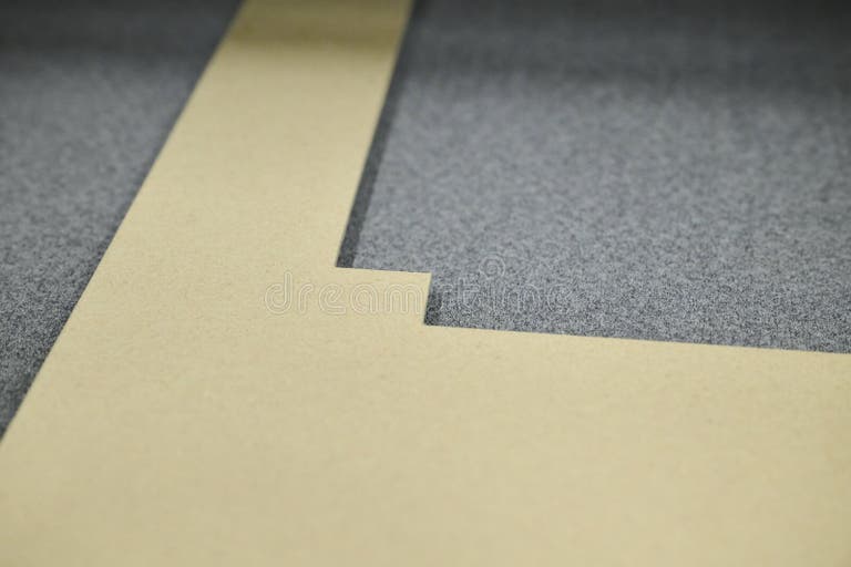 Cutting Process Reveals Intricate Shape on Thick Paperboard Designed ...