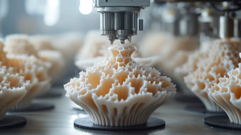 Precise 3D Printed Coral Model, Additive Manufacturing Process ...