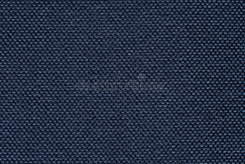 Precise Fabric Texture in Dark Blue Colour. Stock Image - Image of ...