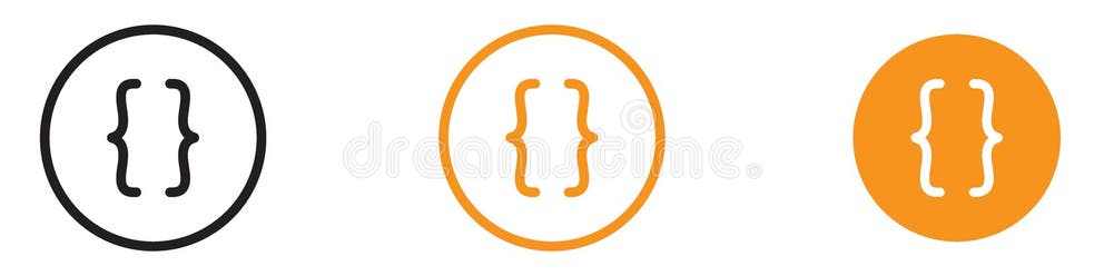 Precise Font Brackets Icon for Typography and Text Editing Graphics ...