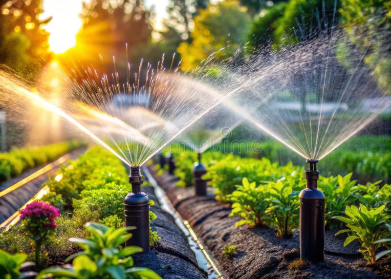 Precise Garden Watering Automated Irrigation System for Targeted Water ...