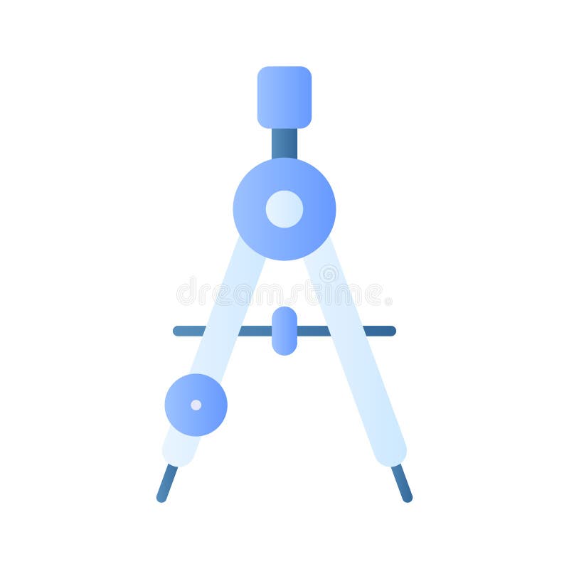 A Precise Geometric Compass Icon Perfect For Indicating Drafting Drawing And Mathematical