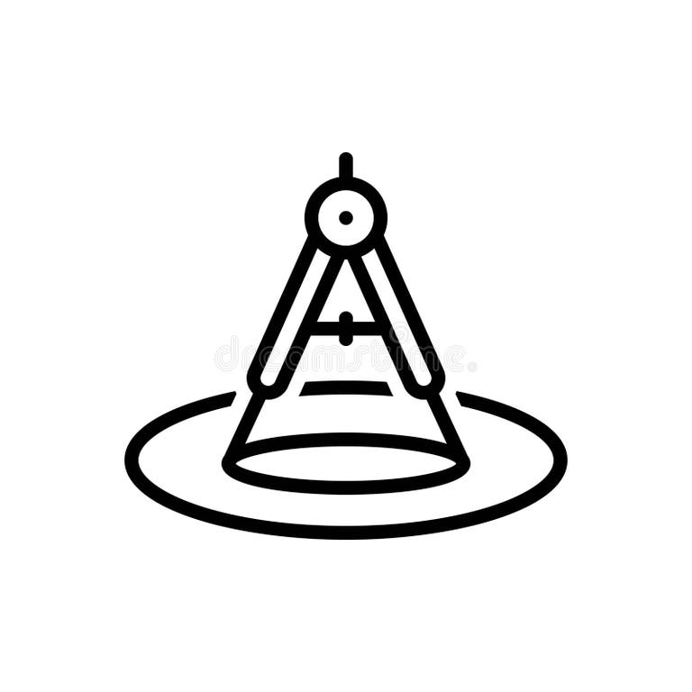 Black Line Icon for Precise, Unspoiled and Correct Stock Vector ...