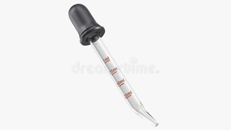 Precise Liquid Dropper with Volume Measurements and Black Bulb Stock ...