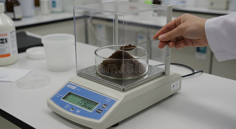 Precise Measurement of Brown Granular Substance Using a Laboratory ...