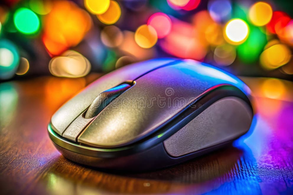 Precise Pixel Click a Macro Focus on Computer Mouse Precision Stock ...