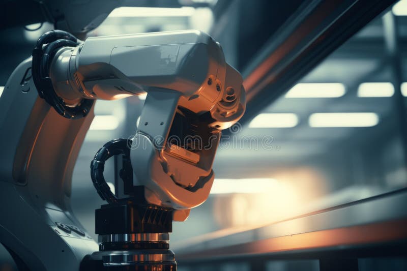 Precise Robotic Manipulator Machine Welding Hand at Factory S Assembly ...