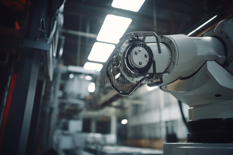 Precise Robotic Manipulator Machine Welding Hand at Factory S Assembly ...