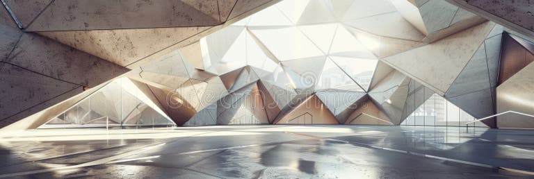 Precise Triangular Forms Pieced Together To Create a Captivating and ...