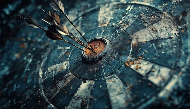 Precisely Aiming stock photo. Image of score, shaft - 354577058