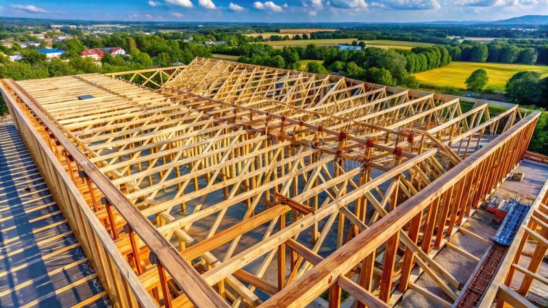 Precisely Engineered Wood Truss System a Detailed Look at the ...