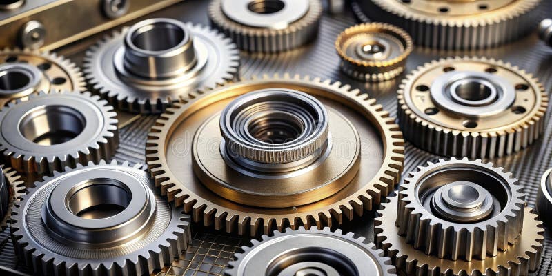 Precisely Interlocking Metallic Cogwheels a Detailed Study of Industrial Gear Components ...
