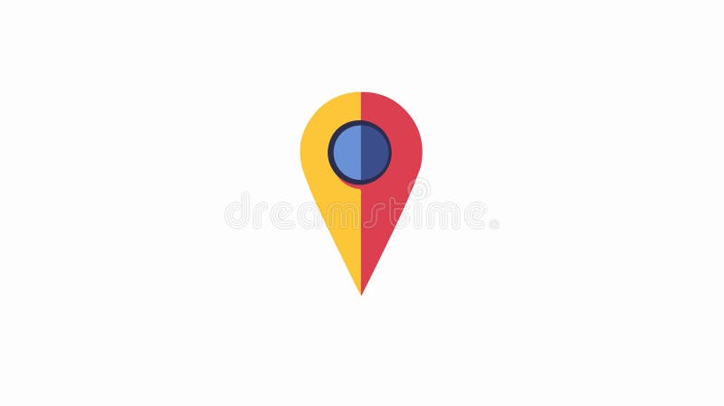 Precisely Locate with Pin Point Map Pointer GPS Geo Tag Icon Stock ...