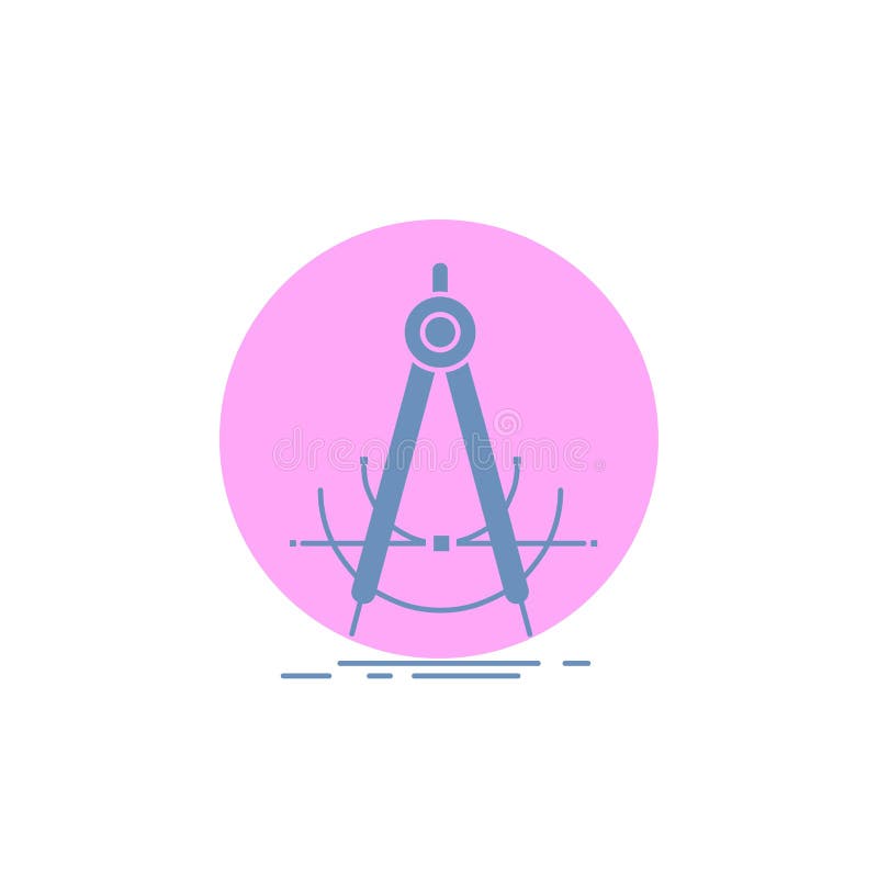 Precision, Accure, Geometry, Compass, Measurement Flat Color Icon ...