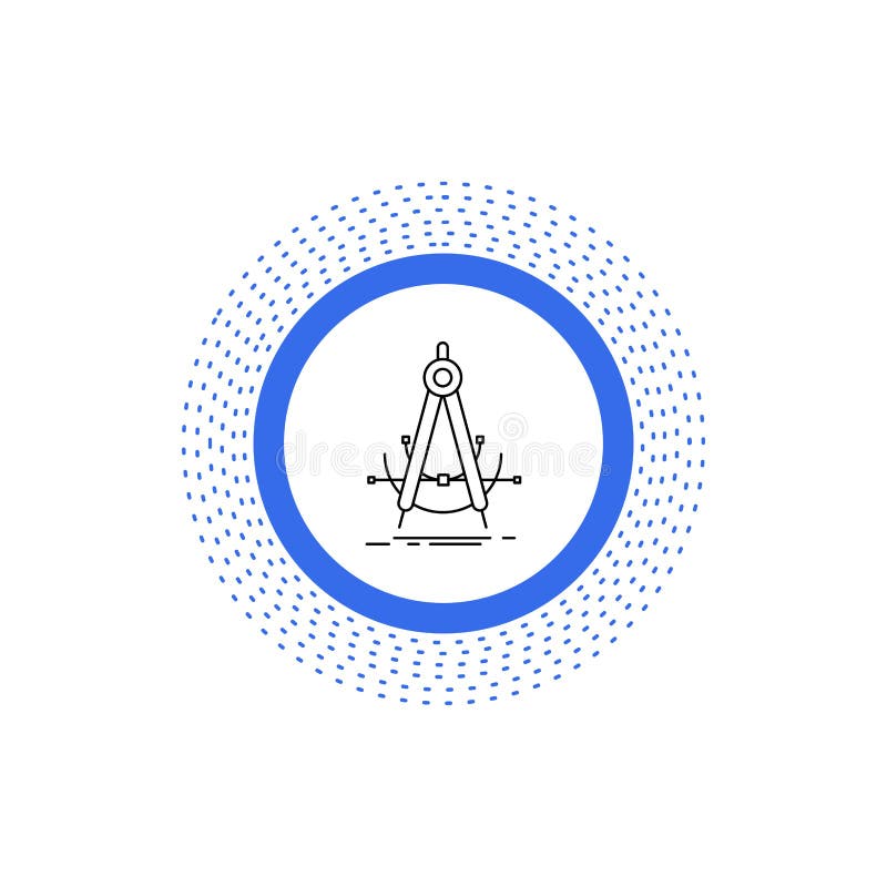 Precision, Accure, Geometry, Compass, Measurement Flat Color Icon ...