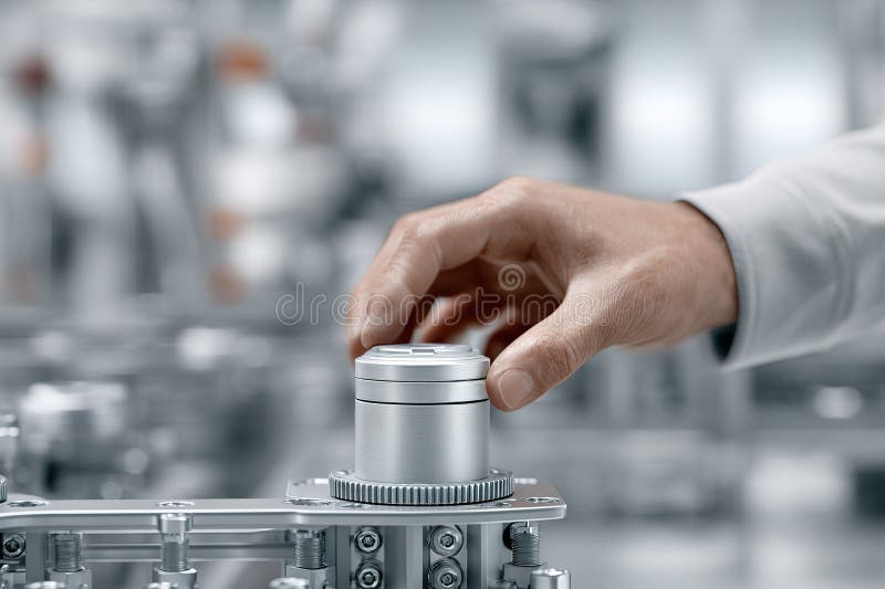 Precision Adjustment of a Silver Component in a Modern Manufacturing ...