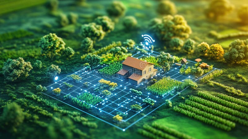 Precision Agriculture System Utilizing Ai To Optimize Crop Yields Stock ...