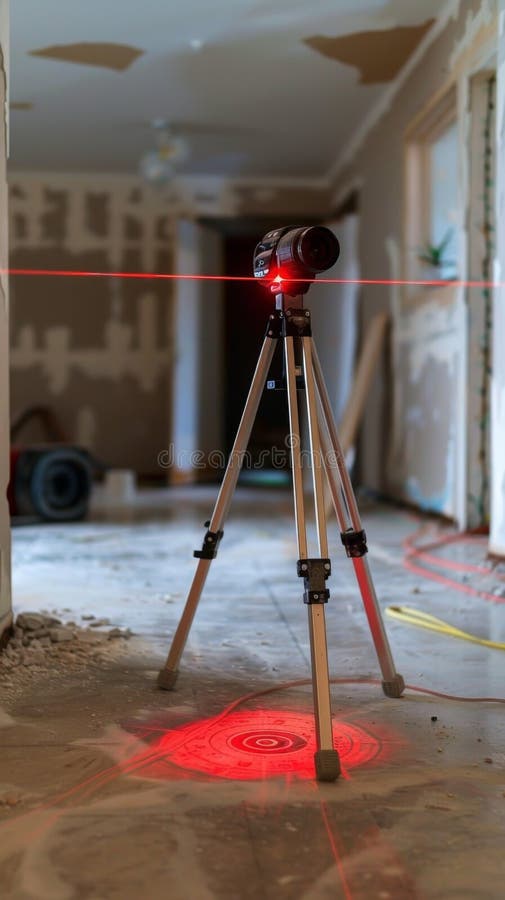 Precision Alignment with a Laser Level in a Construction Zone during ...
