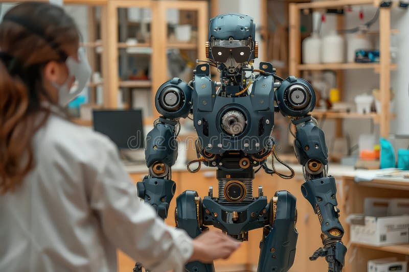 Precision Assembly, Gears Interlock, Progress in Motion. Stock Image ...