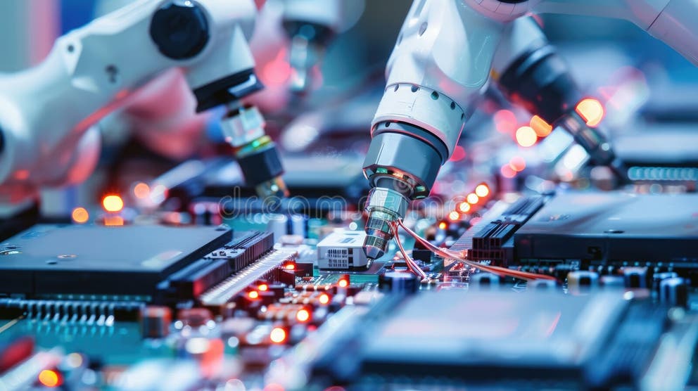 Precision Assembly of PCB Circuits by Robotic Arms on a Fully Automated ...