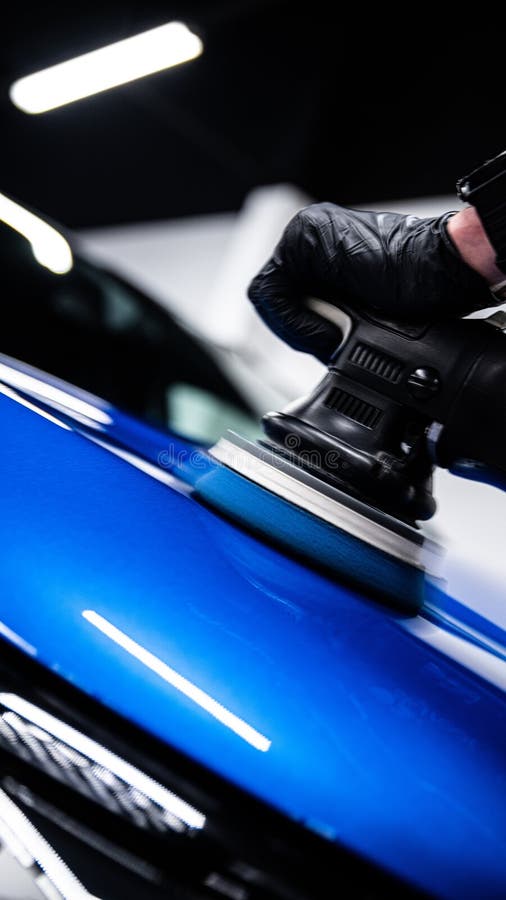 Precision Auto Detailing, High-gloss Finish Stock Image - Image of ...