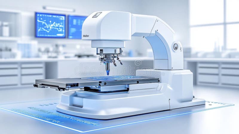 Precision Automated Micro-Assembly System Stock Photo - Image of motion, engineering: 367078466