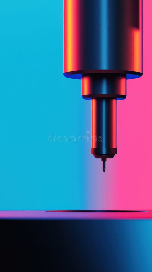 Precision Automation in Modern Factory Setup Stock Illustration ...