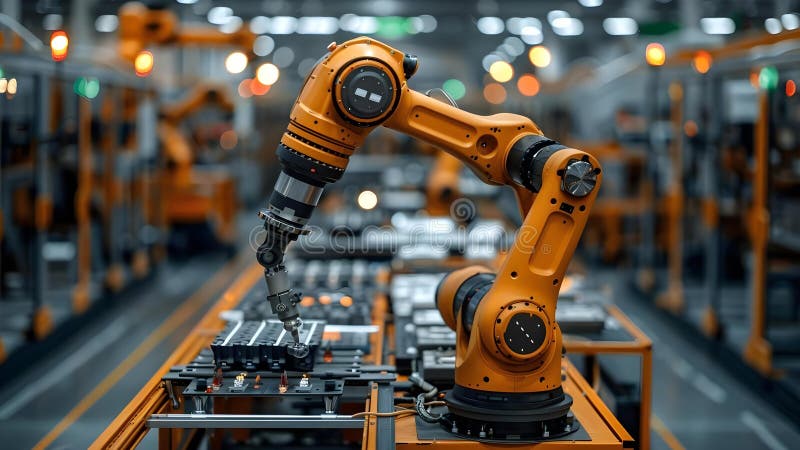 Precision Automation: a Robotic Symphony in a High-Tech Workshop ...