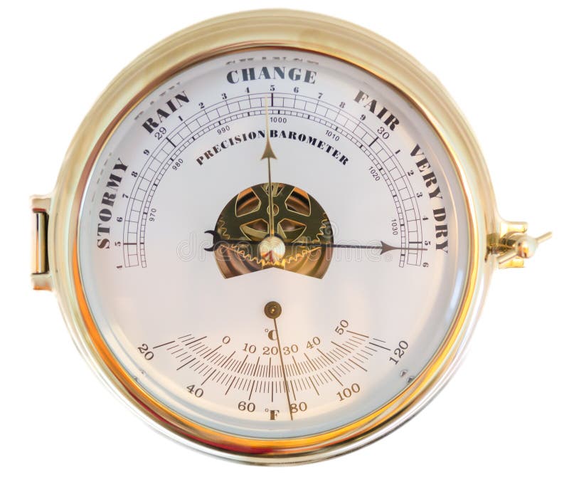 Precision Barometer stock image. Image of rainy, fair - 31552791