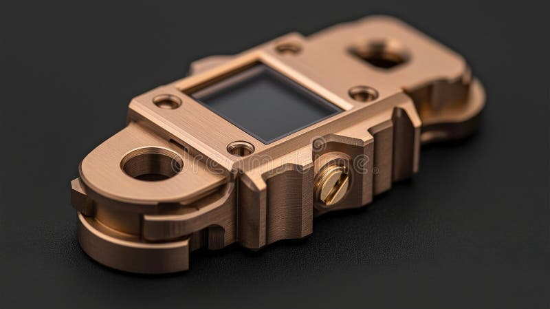 Precision Bronze Engineering Device Close Up Macro Photography of ...