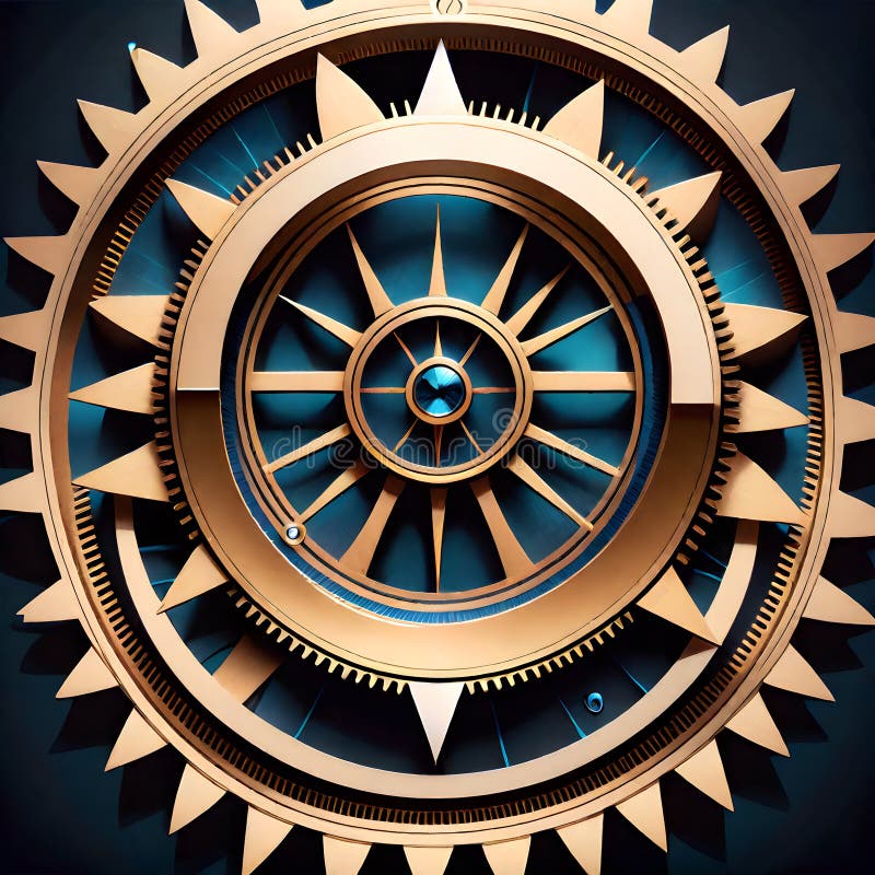 Precision Clockwork, AI-generatet Stock Illustration - Illustration of ...
