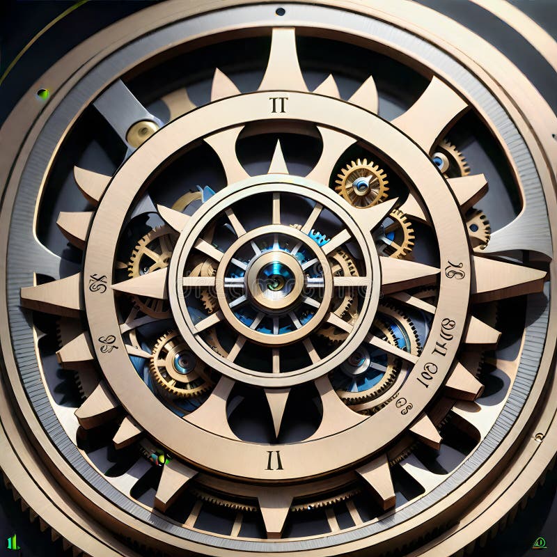 Precision Clockwork, AI-generatet Stock Illustration - Illustration of ...