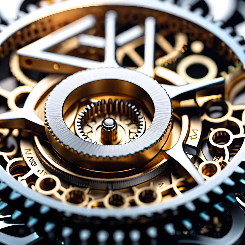 Precision Clockwork, AI-generatet Stock Illustration - Illustration of ...