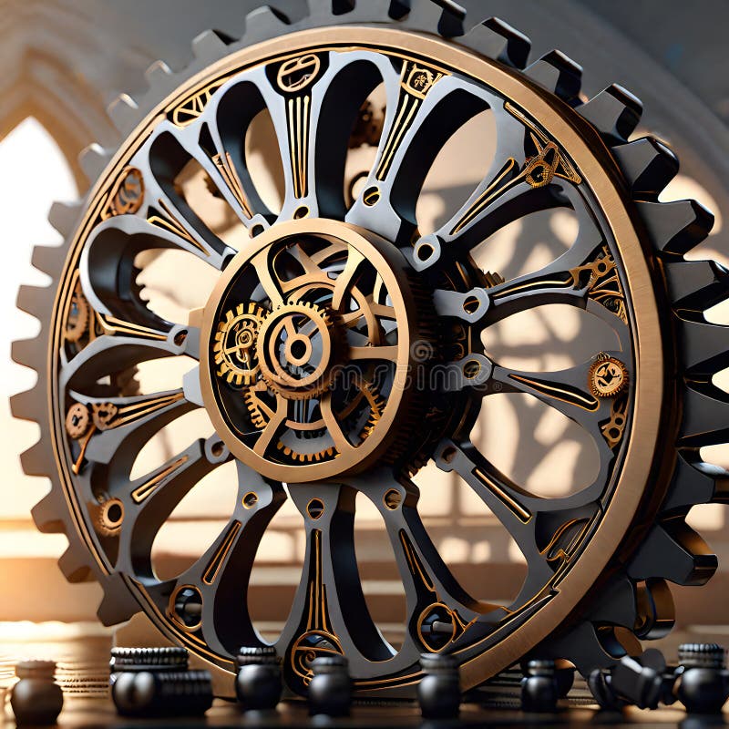 Precision Clockwork, AI-generatet Stock Illustration - Illustration of ...