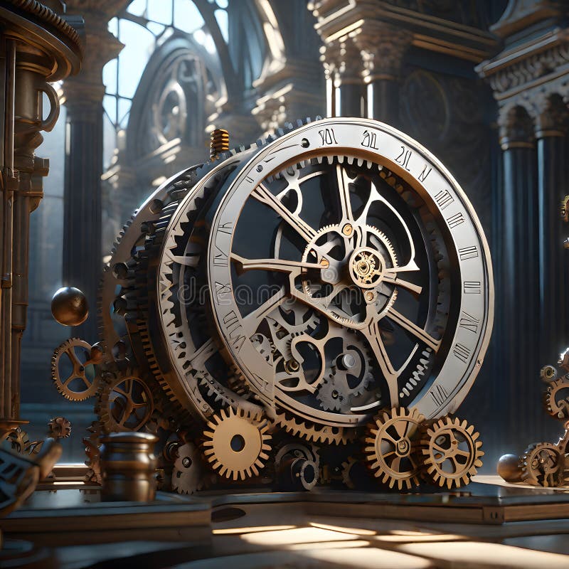 Precision Clockwork, AI-generatet Stock Illustration - Illustration of ...