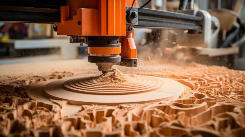 Precision Cnc Machine Crafting Kitchen Tool Demonstrating Efficiency in Everyday Object ...