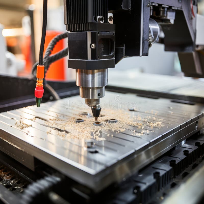 Precision Cnc Machining of Aircraft Fuselage Component Highlighting ...